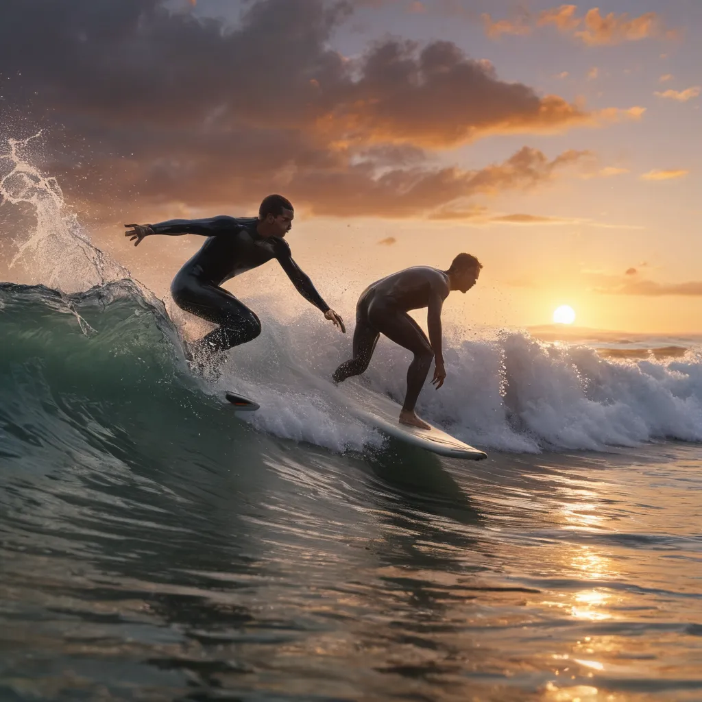 Exploring the Dynamics of Salt Water Surfing