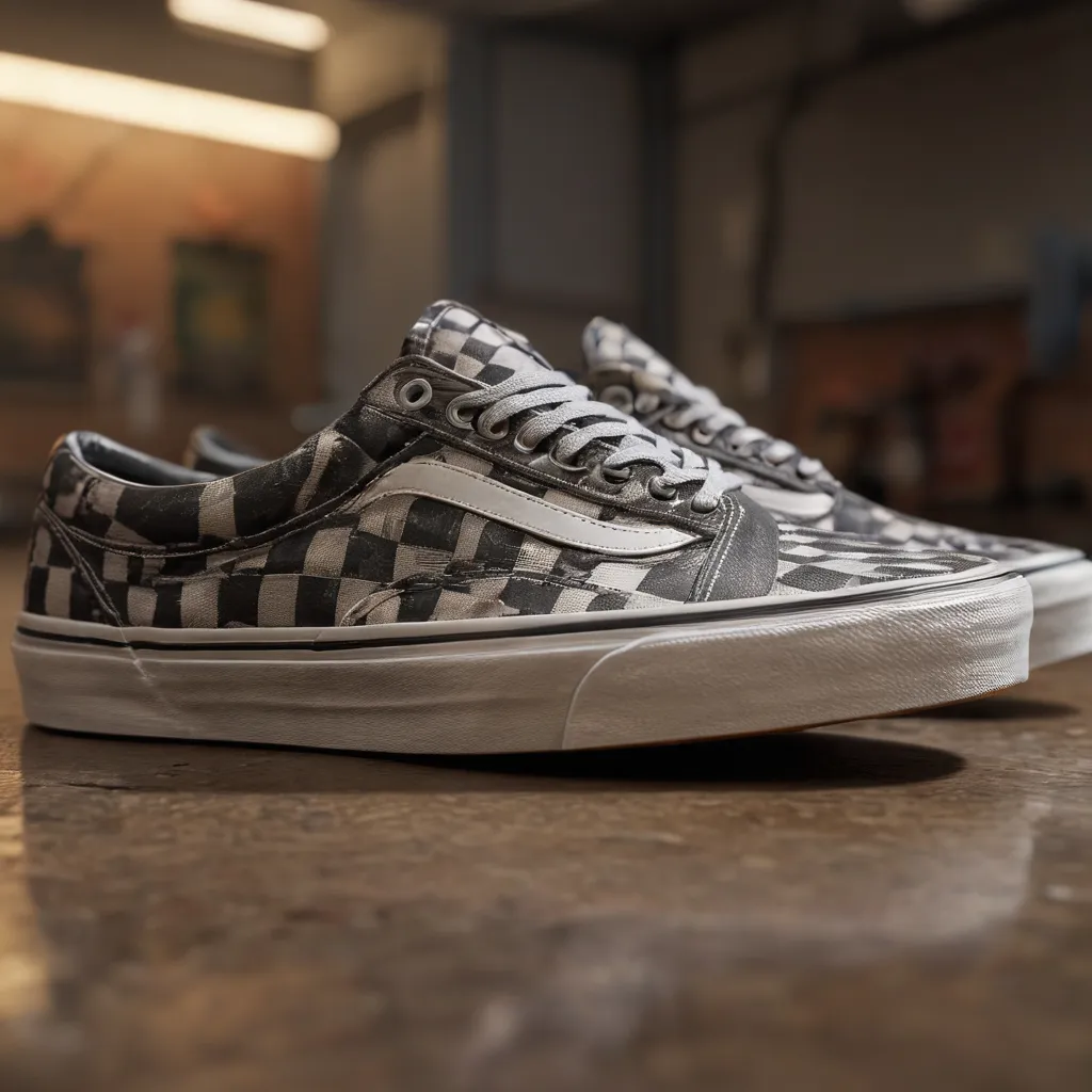 The Allure of Leather Checkered Vans in Extreme Sports