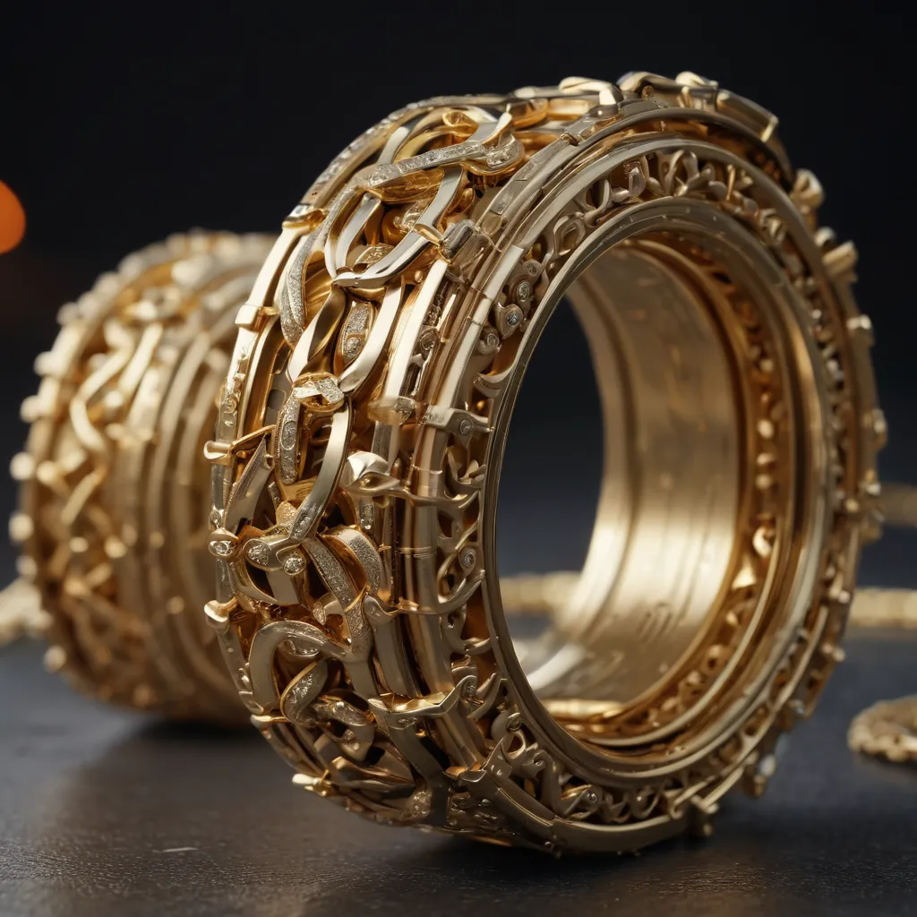 Exploring the Rich Dynamics of Gold Jewellery Chains