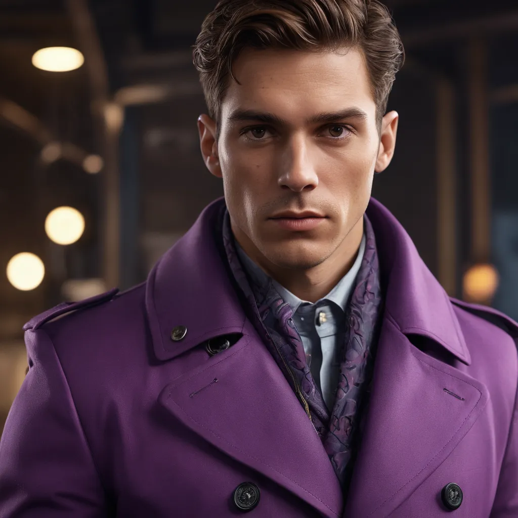 The Significance of the Purple Coat in Men's Fashion