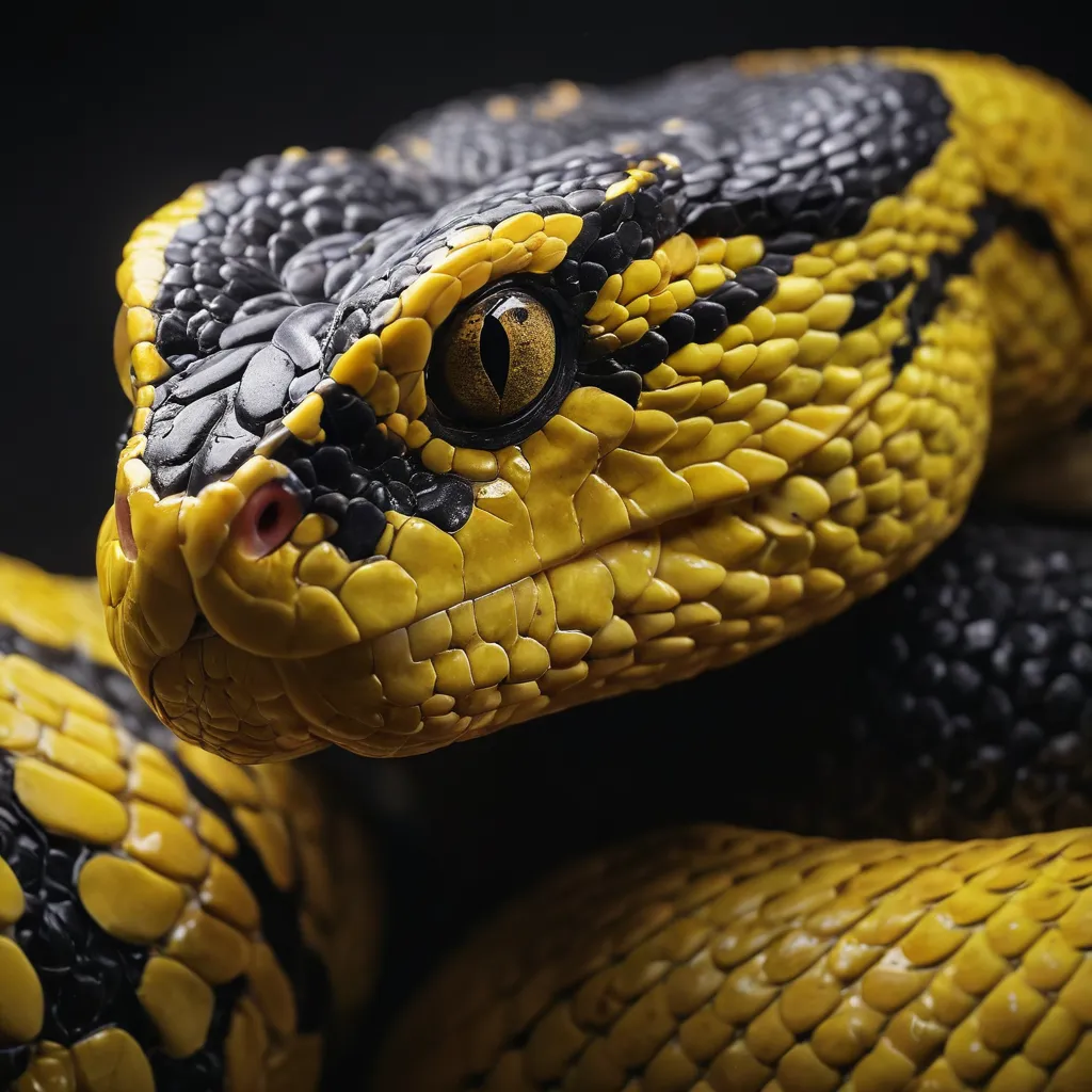 Exploring the Fascinating World of Black and Yellow Pit Vipers