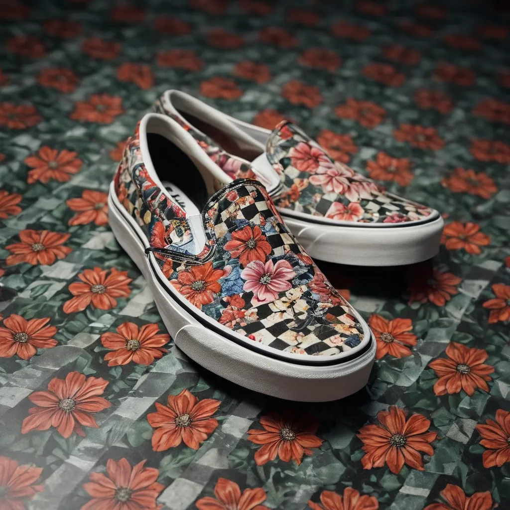 Vans Floral Checkerboard Shoes: Style Meets Function