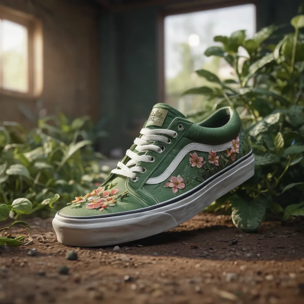 Vans Green Flower: Fusion of Style and Sustainability